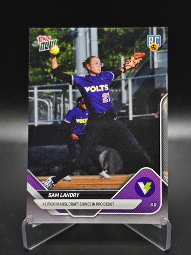 #1 PICK PRO DEBUT! Sam Landry 2025 Topps Now Volts AUSL #4 RC - IN HAND ...