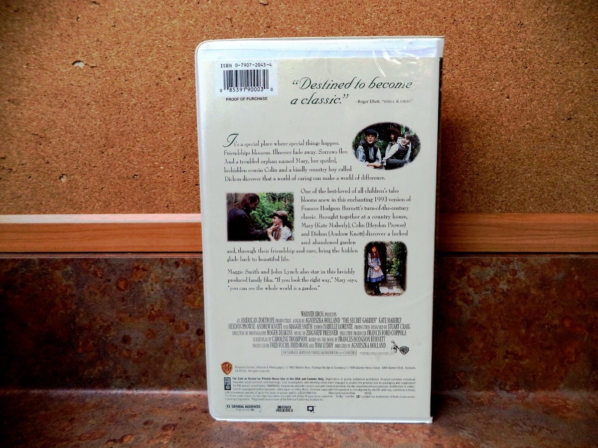 The Secret Garden Vhs 94 Andrew Knott Maggie Smith Heydon Prowse Kate