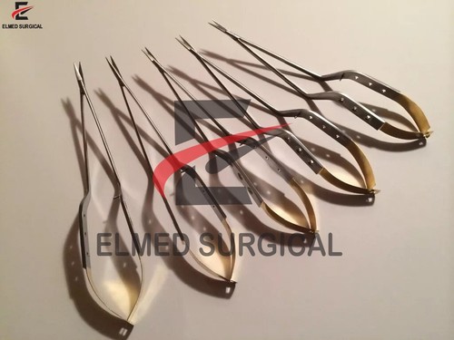 Brand New 5 Pcs Set Yasargil Micro Bayonet Scissors 9" Stainless ...