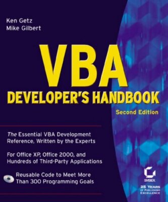 VBA Developer's Handbook by Gilbert, Mike Paperback / softback Book The ...