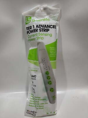 Surge Protector Strip 7 Outlets Current Sensing Power Strip Energy ...