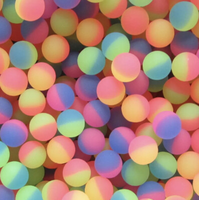 10 NEON ICY FROSTED SUPER HIGH BOUNCE BALLS HI BOUNCY SUPERBALL Party ...