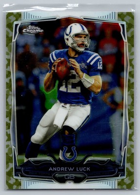 2014 Topps #69 Andrew Luck Camo #/399 Colts | eBay