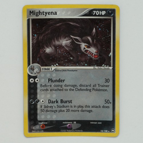 Mightyena 18/108 Holo Rare Ex Power Keepers Pokemon Card | eBay
