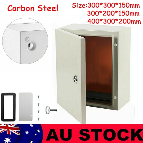 Steel Electric Enclosure Case Junction Box Wall Mount Lock IP66 ...