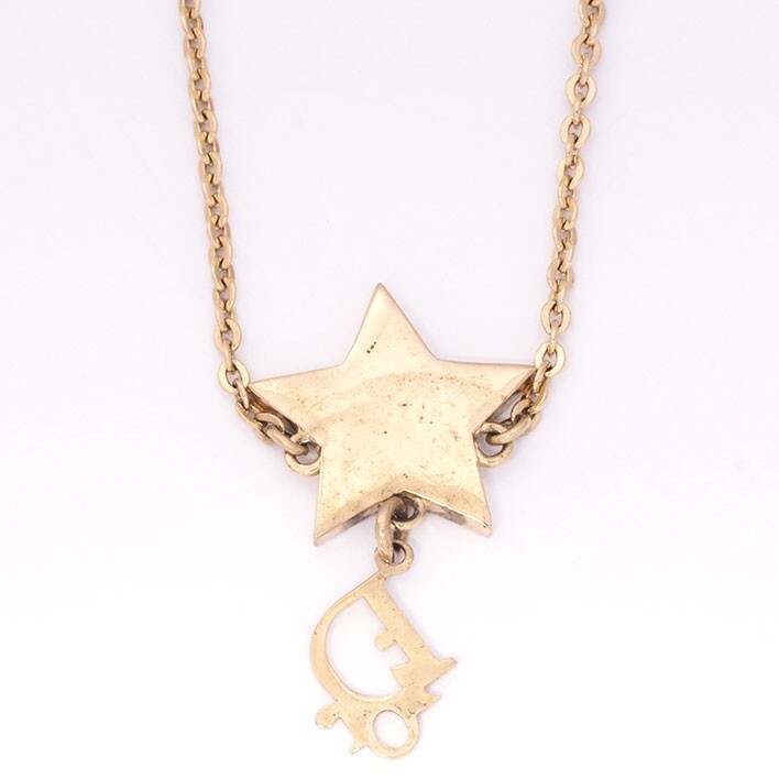 Christian Dior Logo Star Motif Vintage Bracelet Rhine… - Gem