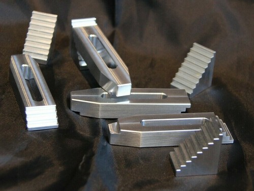 4 Spannpratzen Alu M6 Treppensteinen Spannabsatz , Spanneisen , Fräsen ...