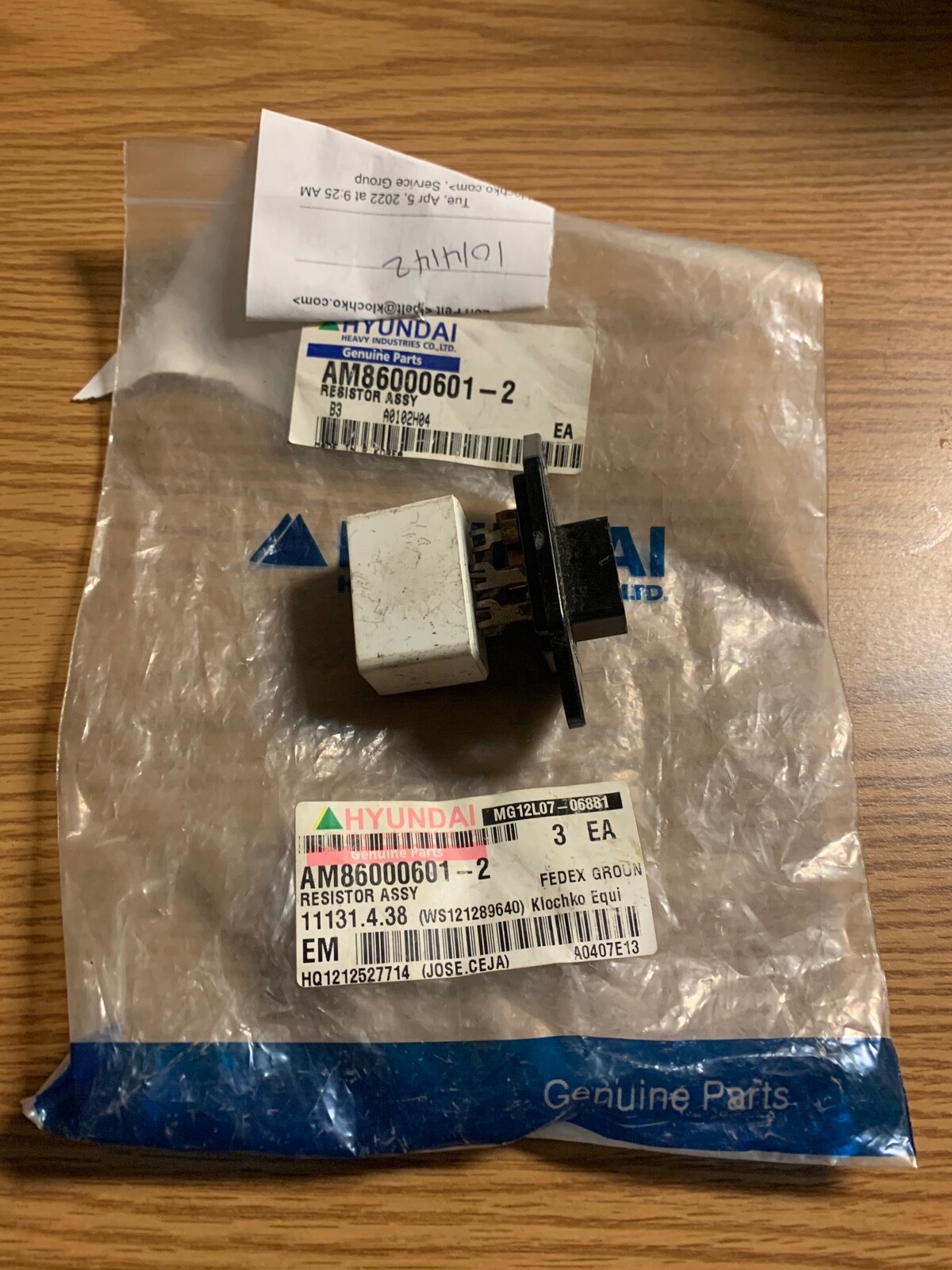 Hyundai Resistor (AM86000601-2) | eBay