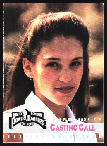 Casting Call: Amy Jo Johnson 1995 Fleer Mighty Morphin Power Rangers ...