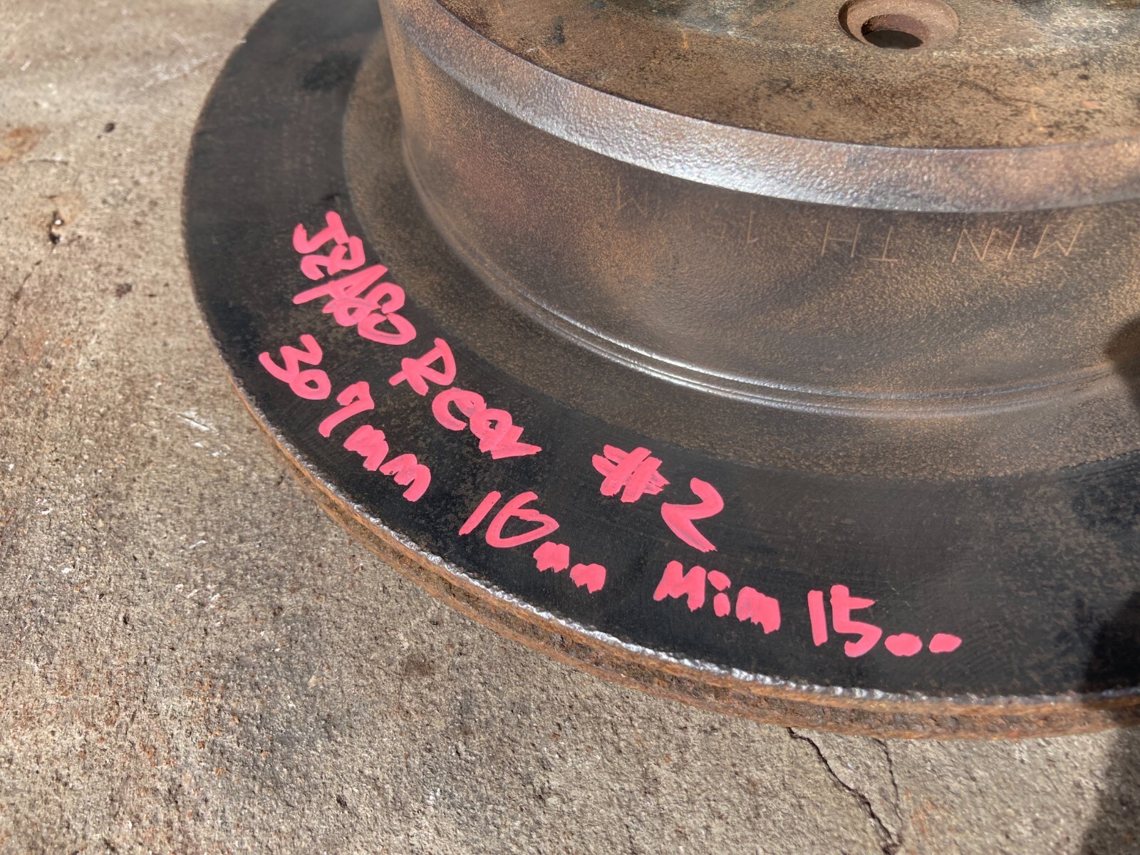 TOYOTA JZA80 SUPRA series1 2JZGTE 6speed rear brake disk 307mm pair sec ...