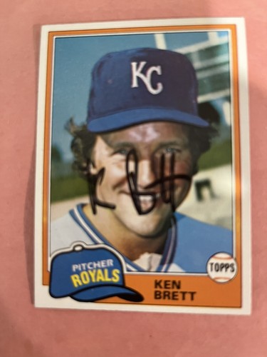 1981 Topps #47 Kansas City Royals Ken Brett Autograph. | eBay