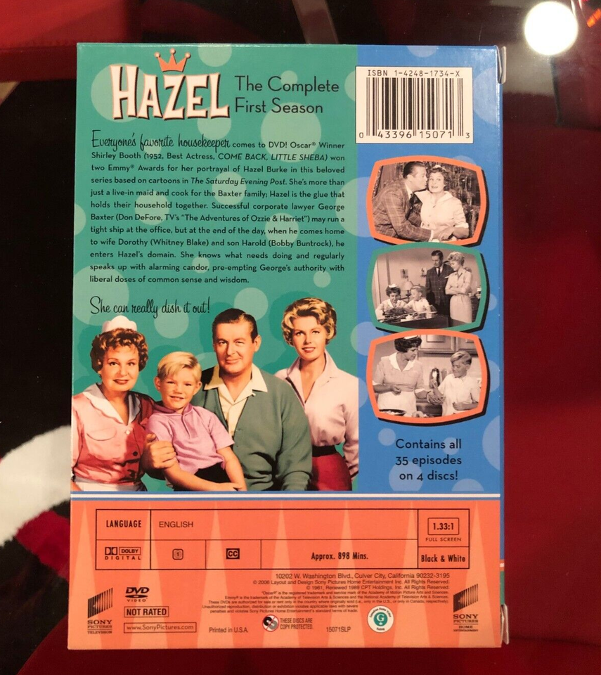 HAZEL THE COMPLETE FIRST SEASON DVD (4 DISCS) | eBay