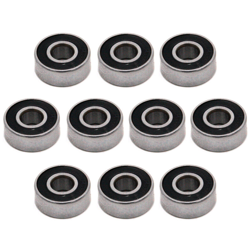 10pcs R3-2RS Deep Groove Ball Bearing 3/16-inchx1/2-inchx0.196-inch Z2 ...