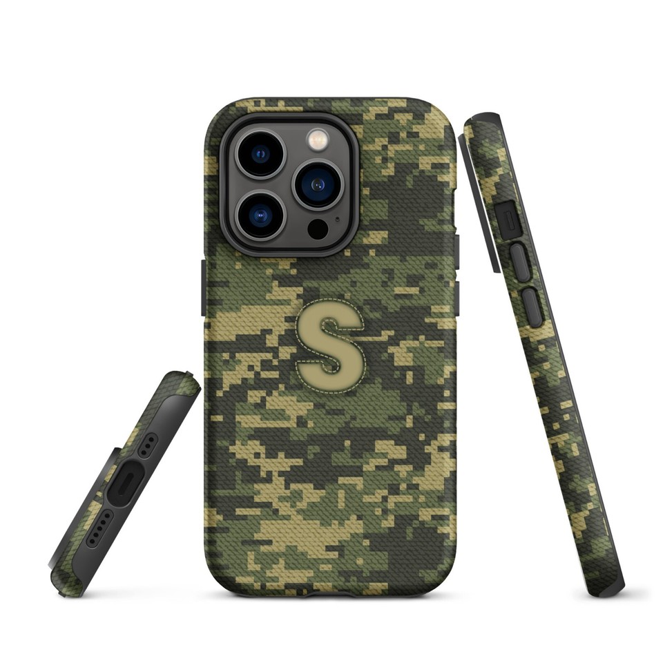 US Army Combat Camo Unique Gift Personalized Case for iPhone 14 Pro Max ...