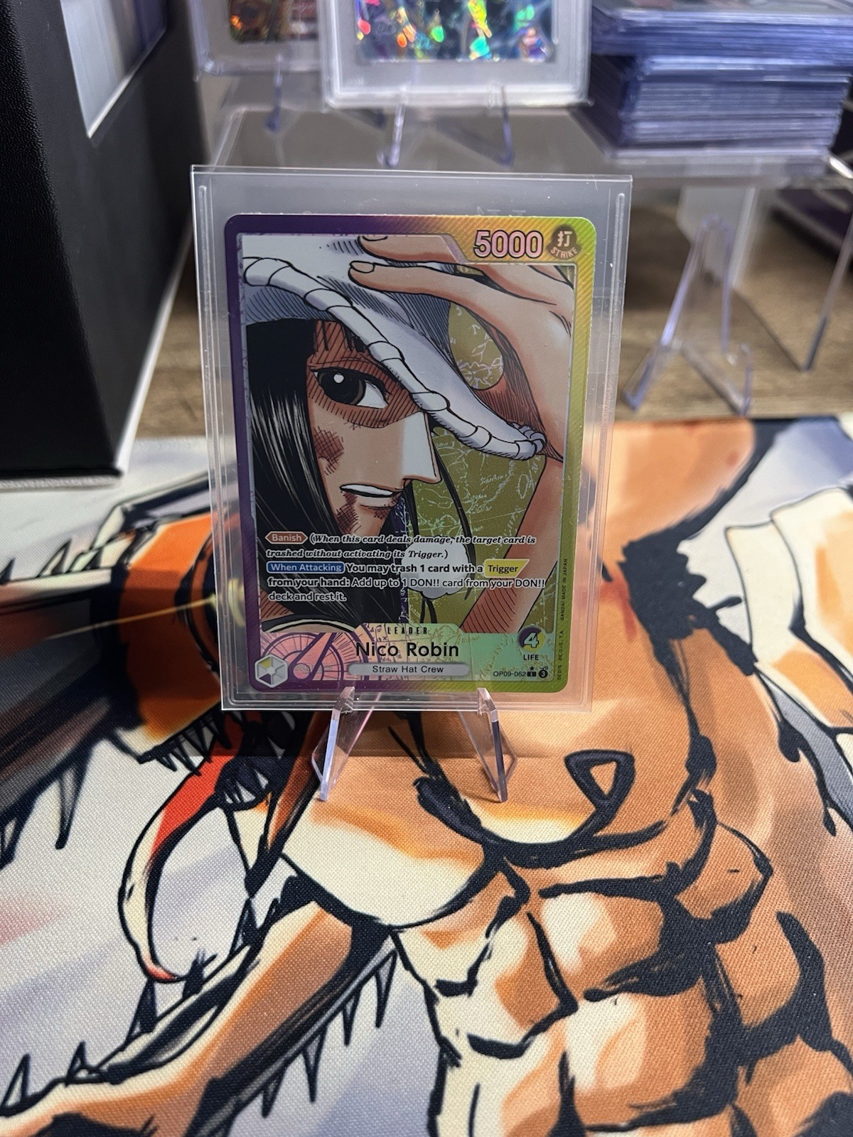 One Piece TCG English OP09-062 Nico Robin Leader Alt Art Parallel | eBay