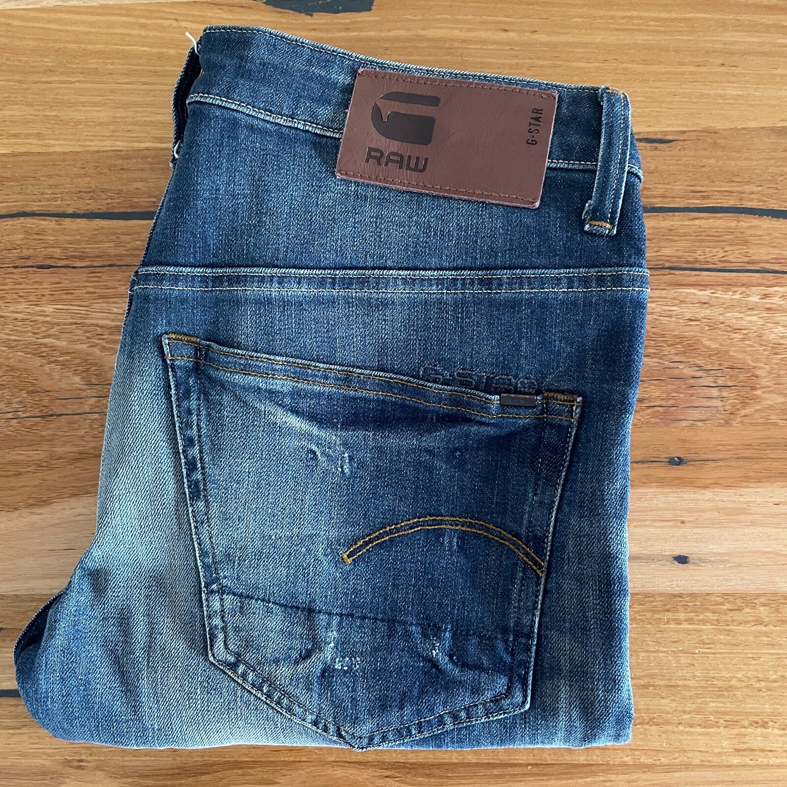 G-Star Raw 3301 Slim Denim Mens Jeans SIZE W31/L32 RN 104506 / CA41169 ...