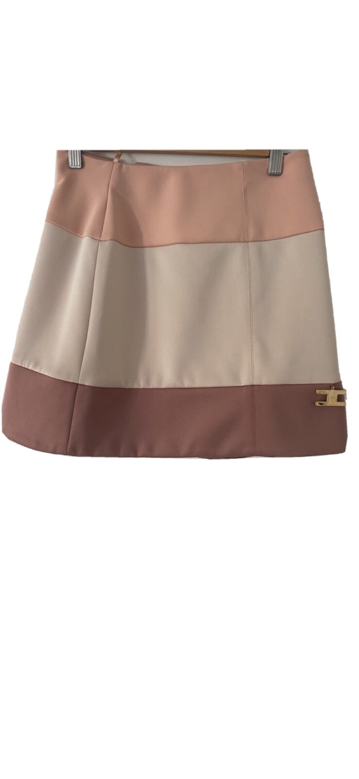 Elisabetta Franchi Block Colour Vintage Mini Skirt - Gem