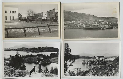 4 Vintage Kodiak Alaska Real Photo Postcards RPPC | eBay