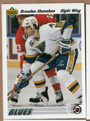 50 count lot of BRENDAN SHANAHAN 1991/92 UD Upper Deck #561 ST Louis ...