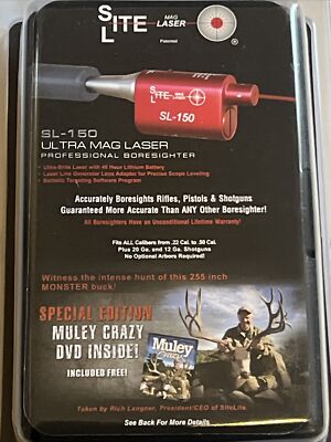 SiteLite SL-150 Ultra Mag Laser Professional Boresighter 703952240004 ...
