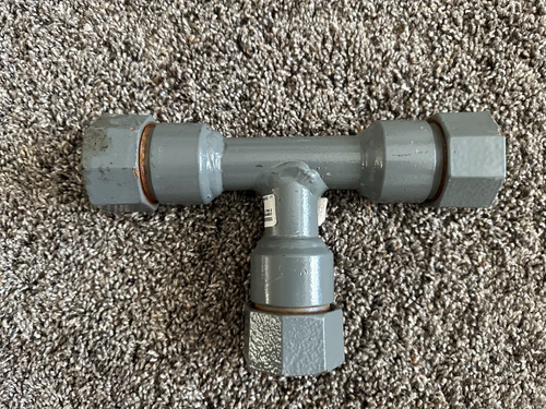 1 in. IPS Epoxy Coating Straight DR 11 Polyethylene Gas Compression Tee ...