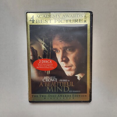A Beautiful Mind DVD Sealed Russell Crowe Brand New 2002 25192145025| eBay