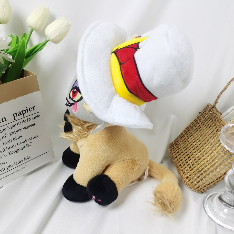 28CM Hazbin Hotel Meow Lucifer•Morningstar Plush Doll Cosplay Prop Toys ...