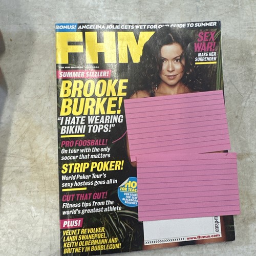 FHM Magazine June 2004 Brooke Burke "I Hate Wearing Bikini Tops ...