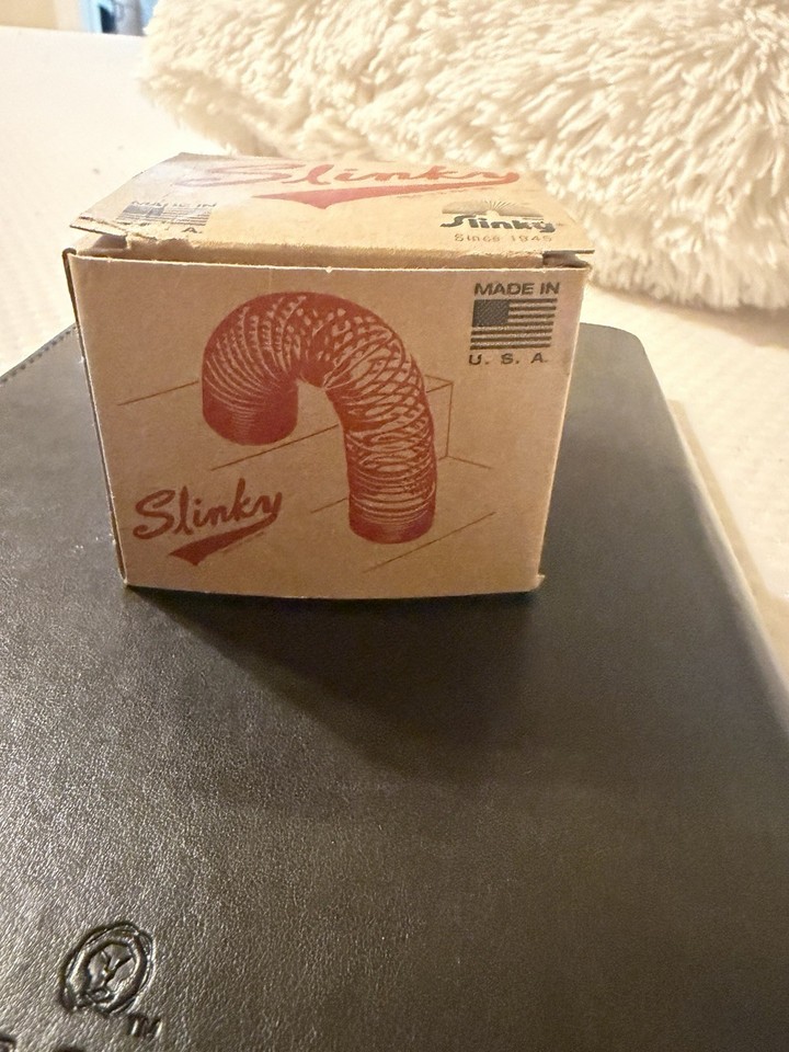 Original Style Slinky Metal Toy Collectors Edition W/Box USA James ...