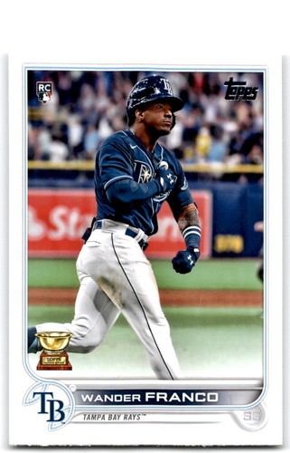 2022 Topps #215 Wander Franco Tampa Bay Rays Rookie | eBay
