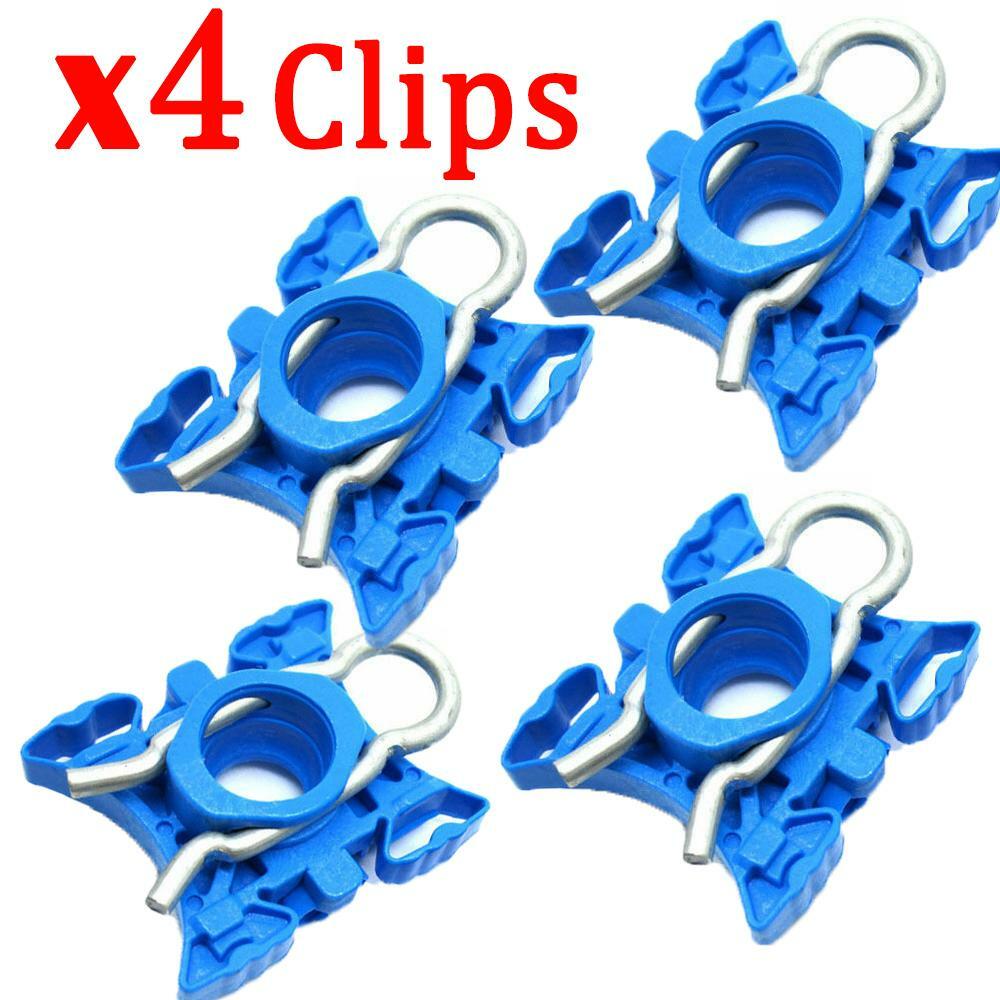 FOR VOLVO XC70 XC90 V70 FRONT WINDOW RETAINERS CLIPS BLUE ABS PLASTIC X ...