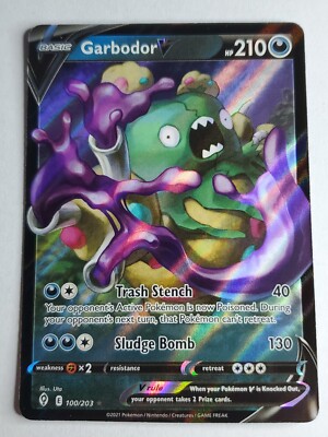 Garbodor V 100/203 Ultra Rare Evolving Skies Pokemon TCG Near Mint | eBay
