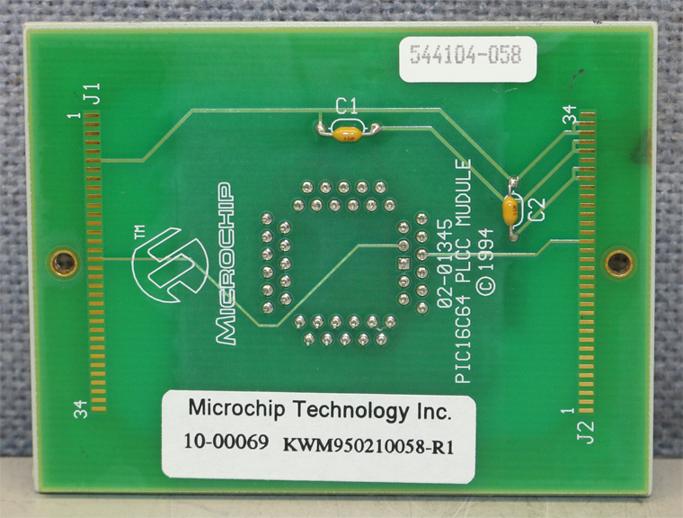 Microchip Technology Inc. Pro Mate PIC16C64/74 PLCC Module 10-00069 ...