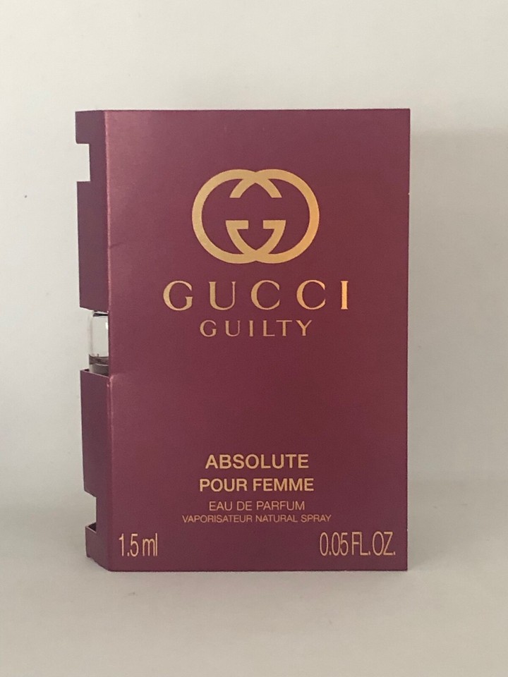 GUCCI GUILTY FEMME ABSOLUTE TRAVEL SIZE 0.05 FL. OZ 1.5 ML | eBay