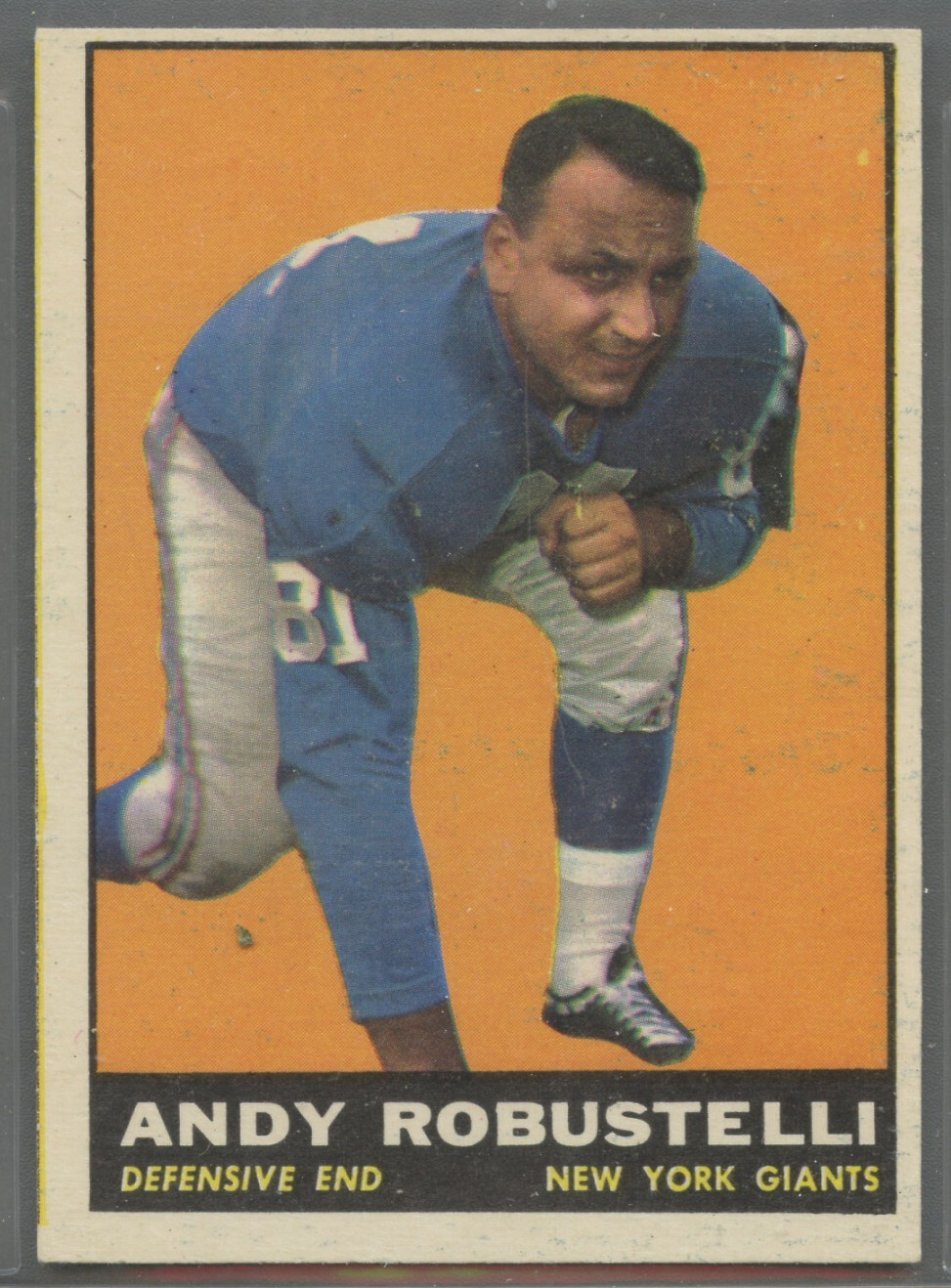 1961 Topps #91 Andy Robustelli New York Giants Hall-of-Fame | eBay