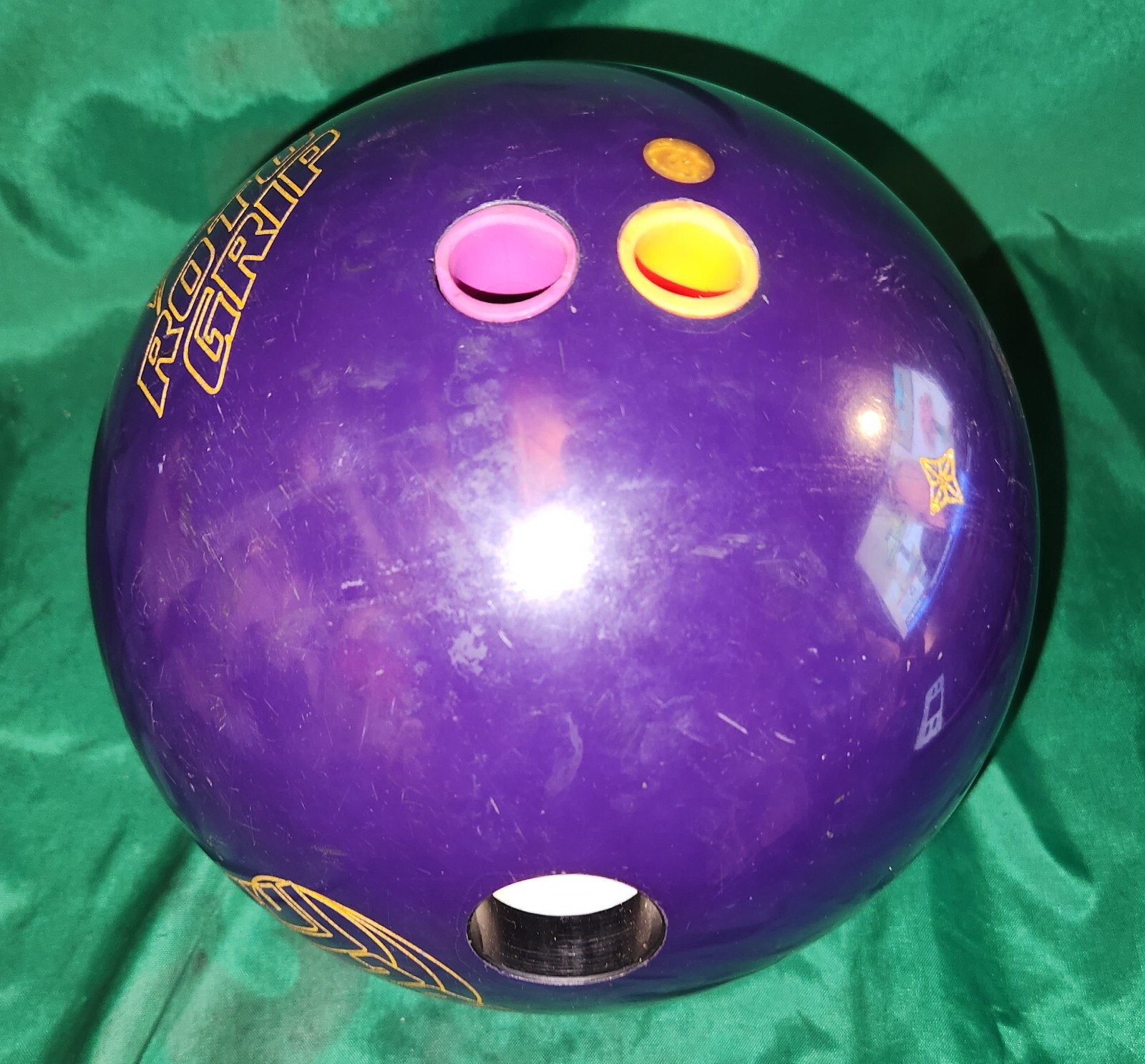 Roto Grip Hustle Rip Bowling Ball 15 lbs Preowned Span 4 Inches | eBay