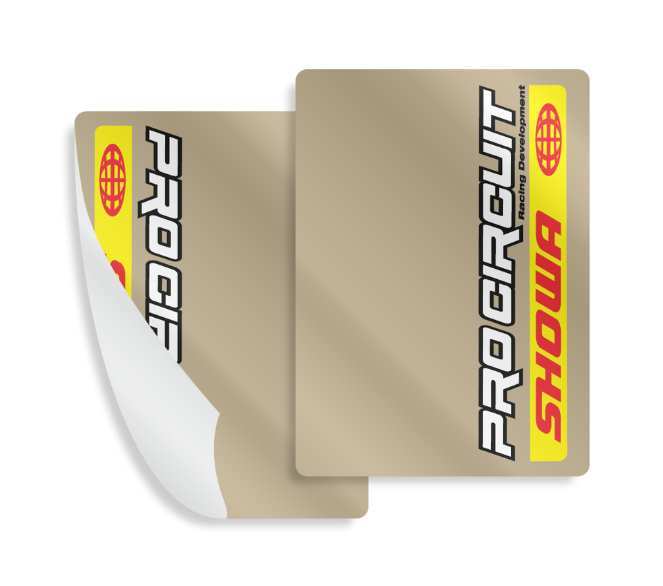 Pro Circuit Showa Fork Stickers Suspension Decals Set (9x6.5) | eBay