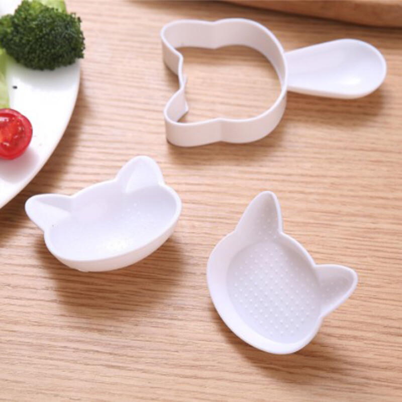 1 Set Cute Smile Cat Sushi Rice Mold Decor Cutter Sandwich DIY ToolB*ug ...
