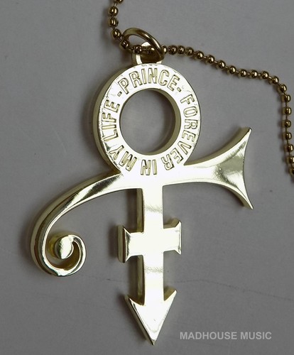 PRINCE Gold Symbol Chain - Forever In My Life - Necklace - Pendant ...