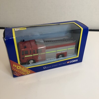 Corgi 1/50 Scale Diecast Fire Truck Volvo Fire Engine City Fire Brigade ...