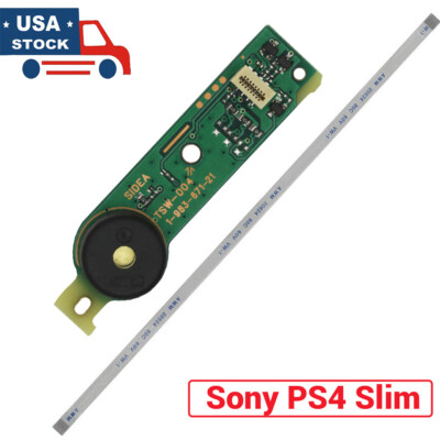 For Sony PS4 Slim Power Eject Button LED Board Flex Cable Replacement ...