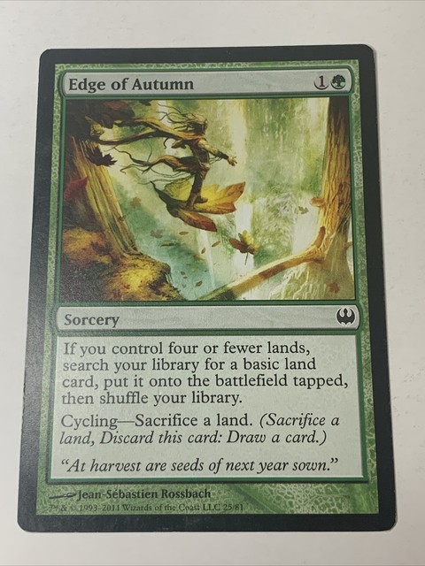 MTG Edge of Autumn Duel Decks: Knights vs Dragons 25/81 Regular Common ...