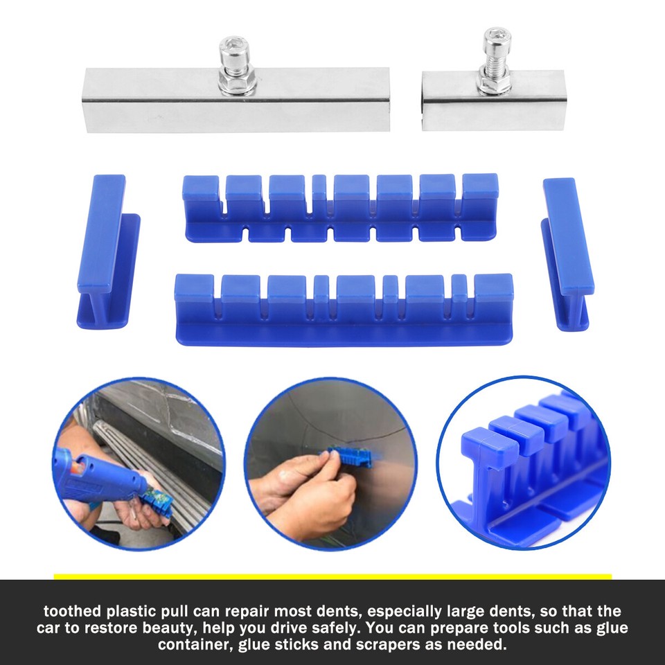 118PCS Paintless Dent Removal Rods Stainless Steel Tool Kit PDR Dent ...