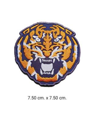 LSU Tigers Head NCAA sport logo for patch iron and sewing on Clothes | eBay