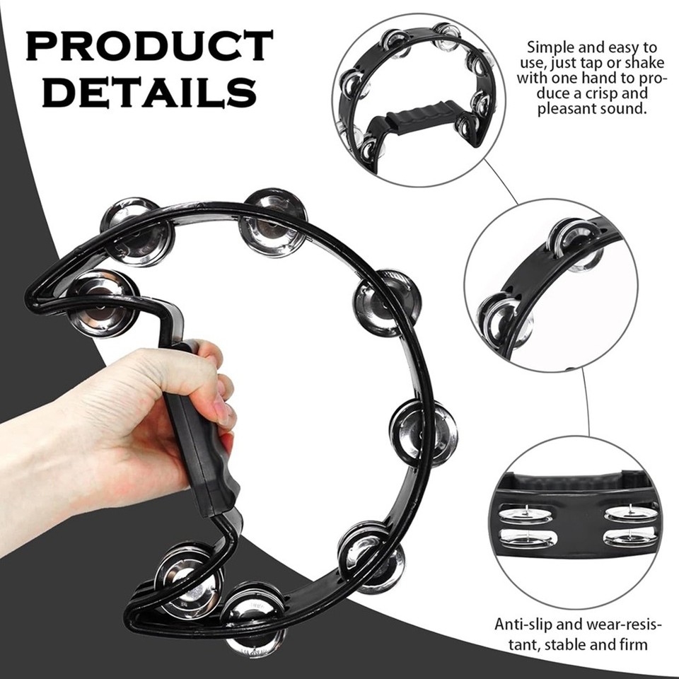 Musical Percussion Instrument Set,Hand Held Percussion,Tambourine and ...