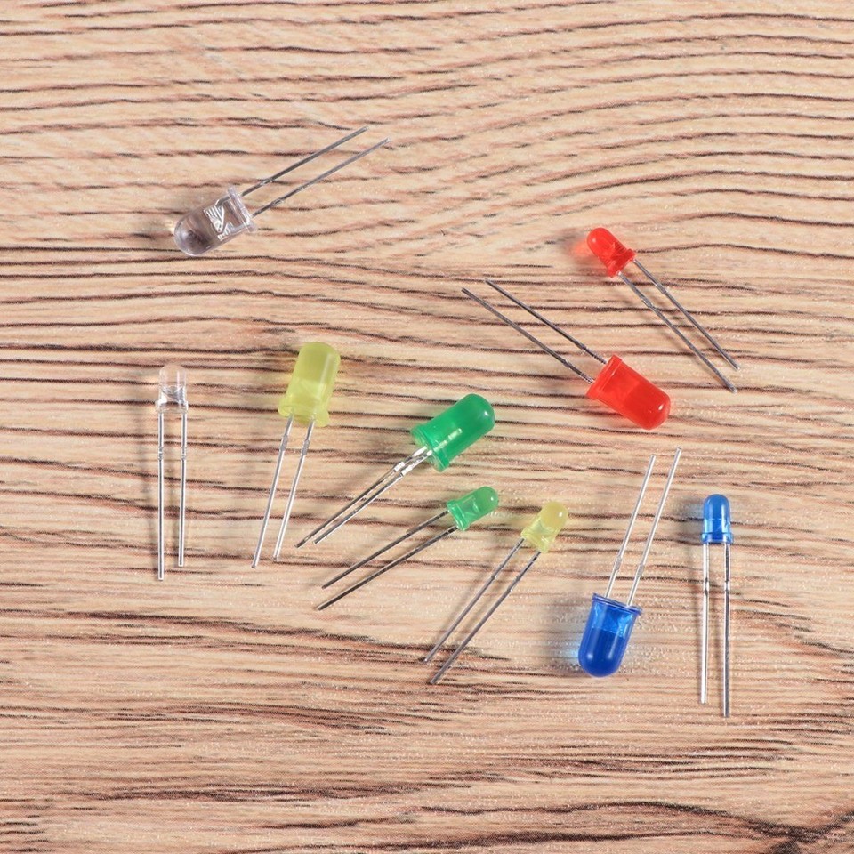 250 PCS/10Set LED Light Emitting Diode Mini Spot Lights Bulb Kit | eBay