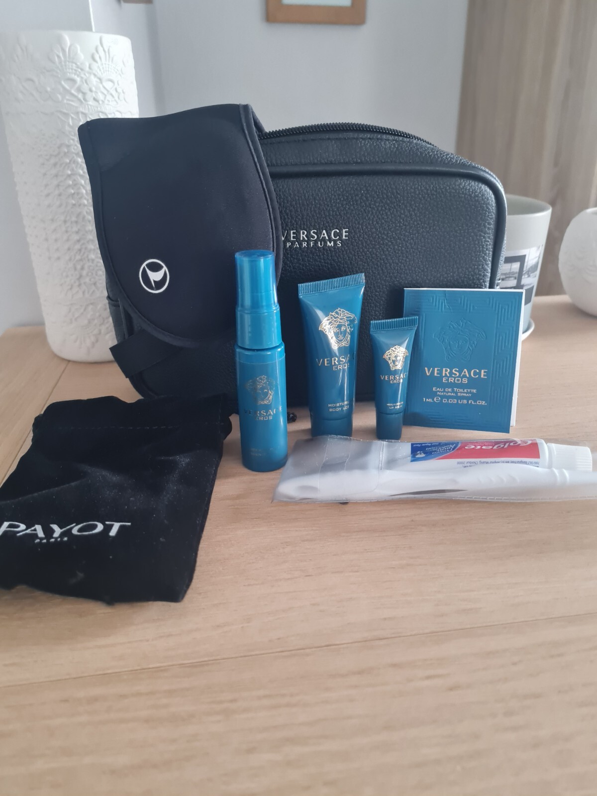 Versace Parfums - Business Class Turkish Airlines Amenity Kit | eBay UK