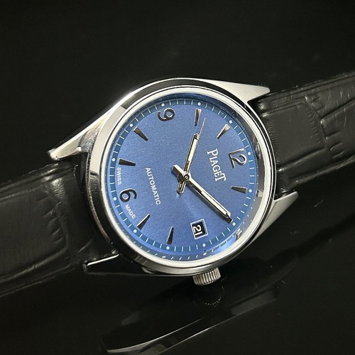 PIAGET Antique Blue Watch Classic Unisex Tradition Polo Limited Rare ...