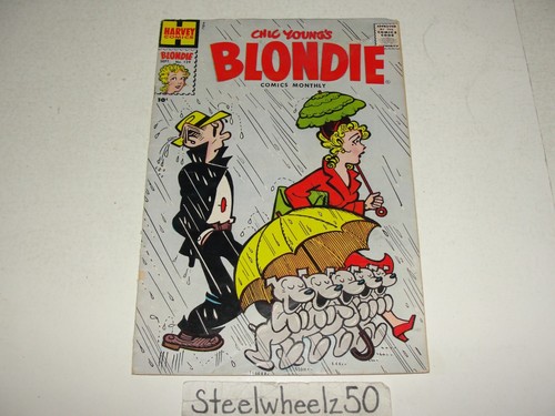 Blondie #129 Comic Harvey 1959 Dagwood Bumstead Daisy Mr Dithers Chic ...