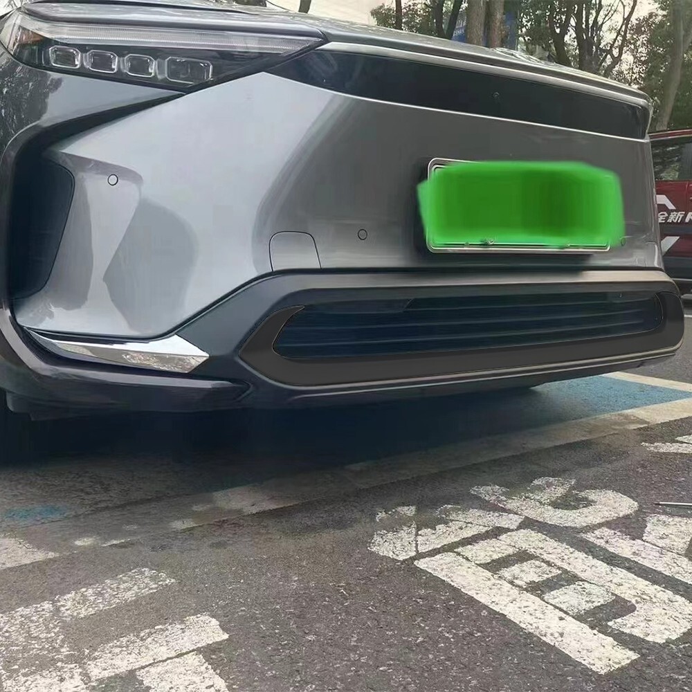 Front Lip Bumper Spoiler+Rear Bumper Diffuser Guard For Toyota BZ4X ...